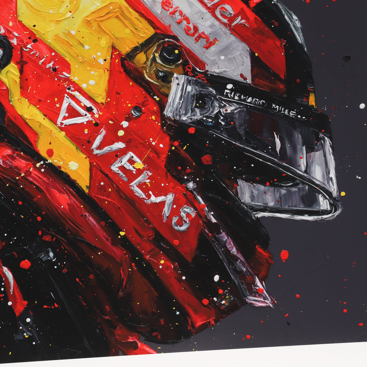 Carlos Sainz 2022 British Grand Prix Print - Paul Oz – F1 Authentics