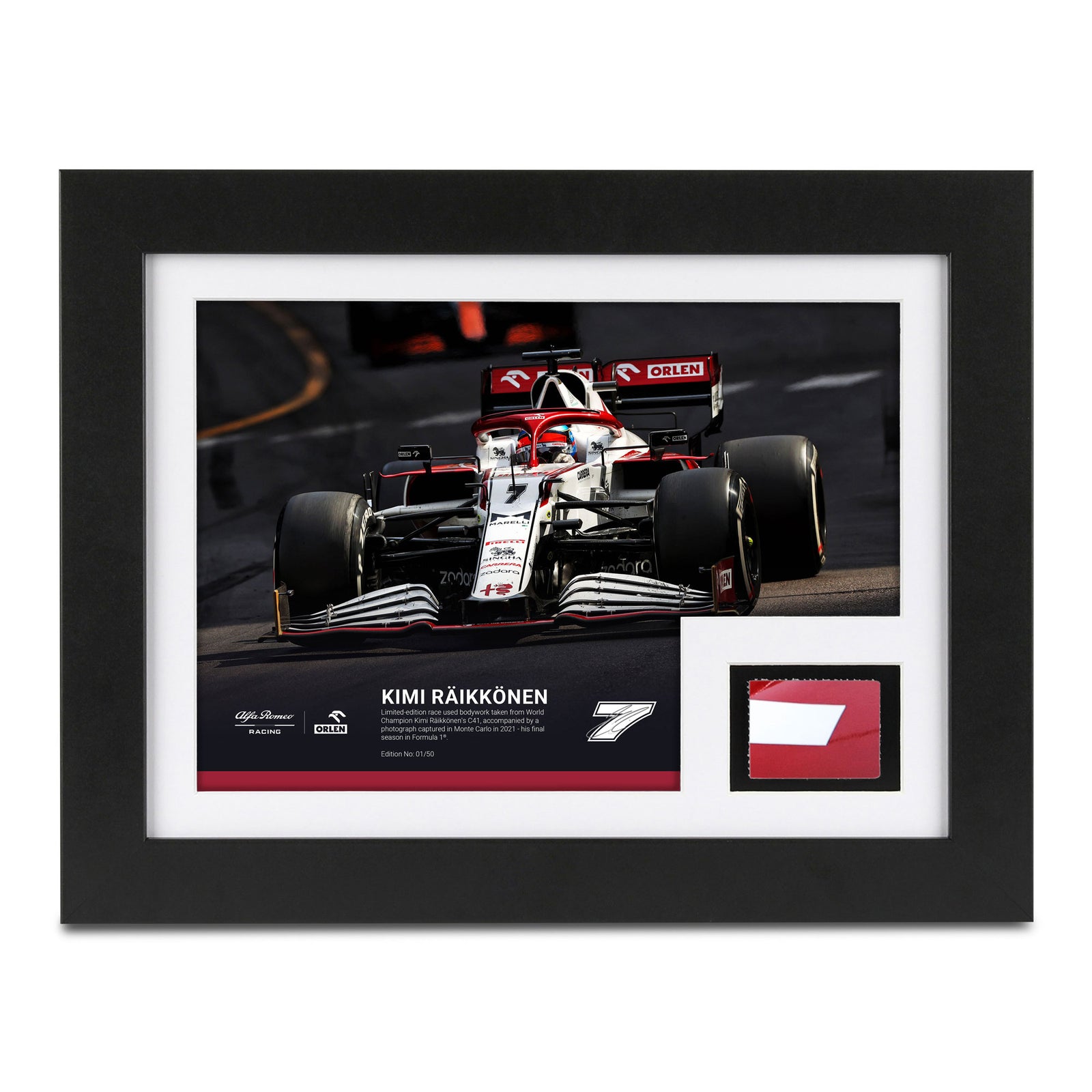 Kimi Räikkönen F1® Memorabilia | Replica & Race Used Merch | F1 Authentics