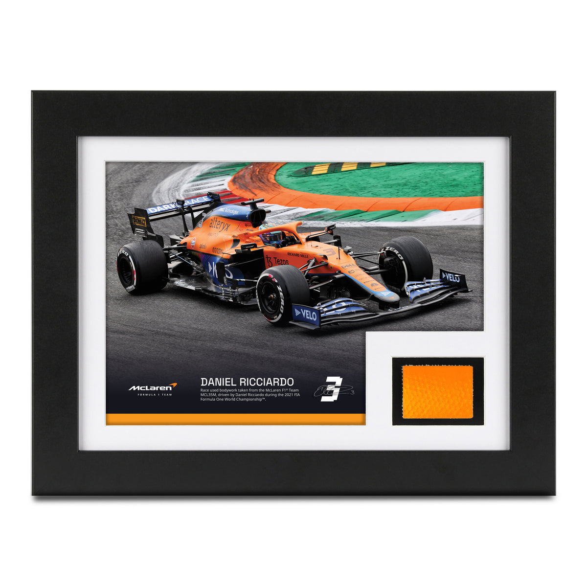 Daniel Ricciardo 2021 Bodywork & Photo - Italian GP – F1 Authentics