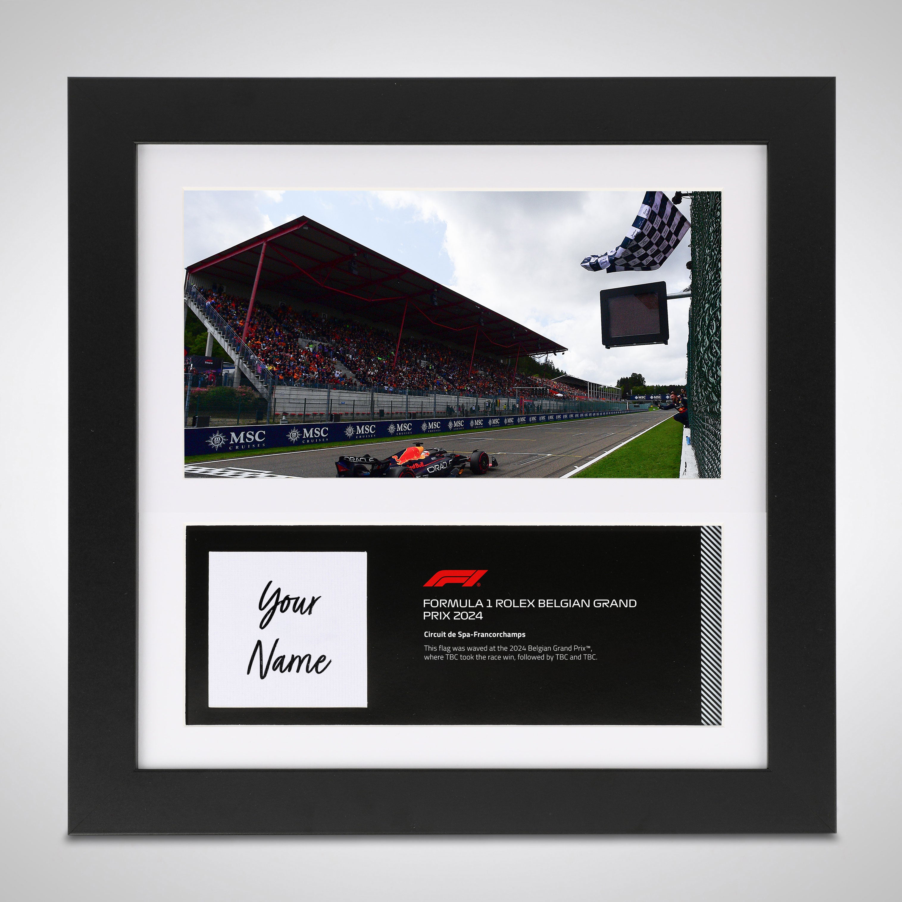 Own The F1® Chequered Flag | Formula 1 Chequered Flag | F1 Authentics