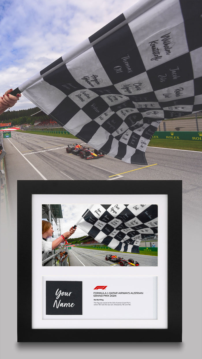 Own The F1® Chequered Flag | Formula 1 Chequered Flag | F1 Authentics