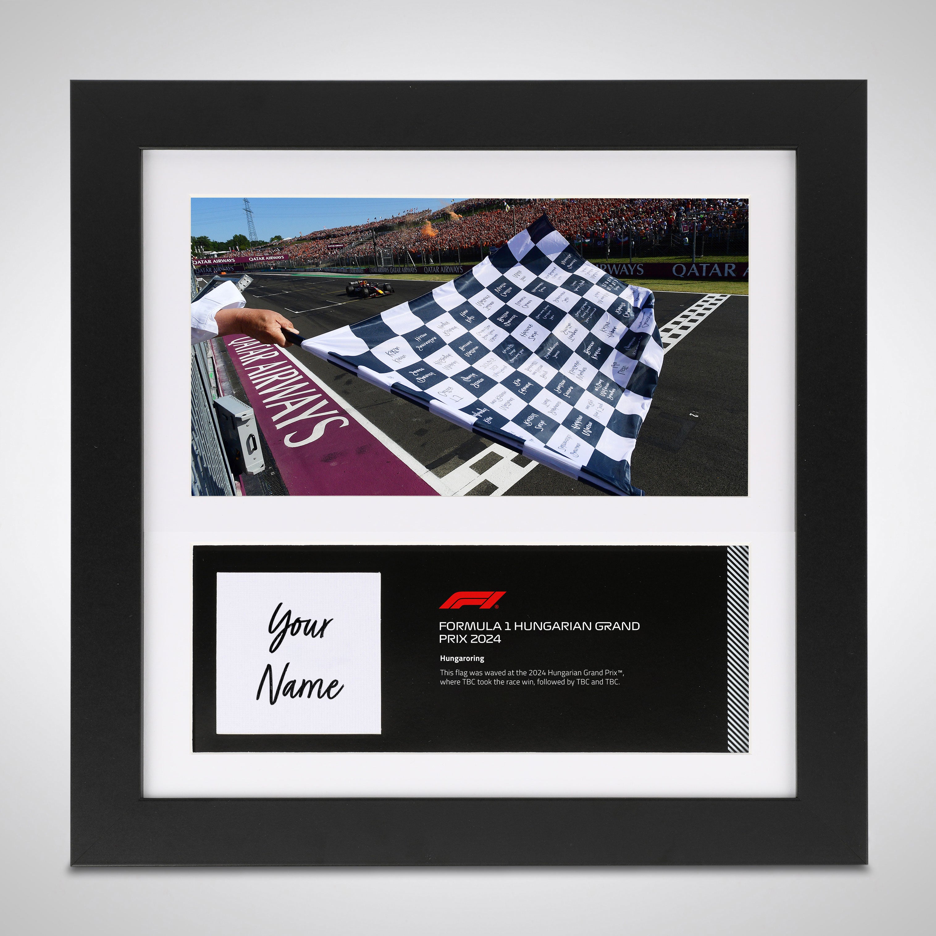 Own The F1® Chequered Flag | Formula 1 Chequered Flag | F1 Authentics