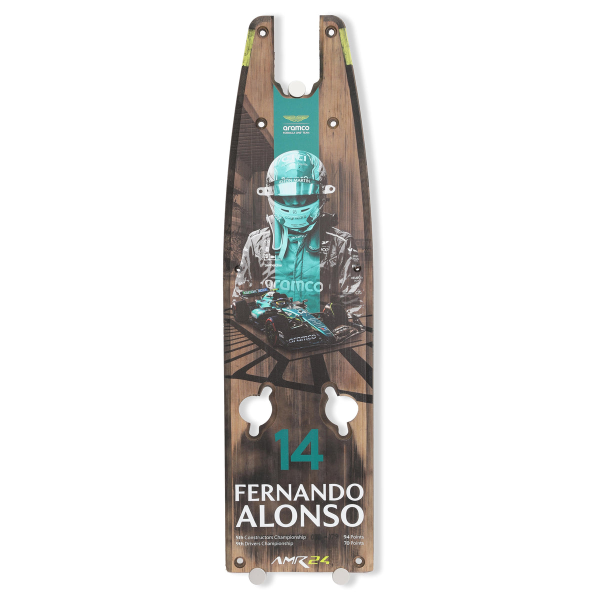 Fernando Alonso Skid Block Plank Wall Art | Official F1 Memorabilia ...