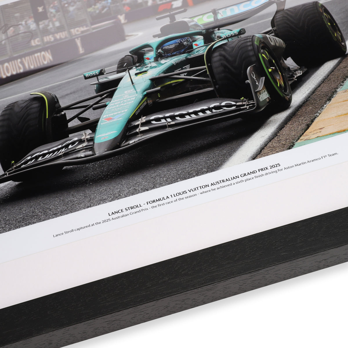 Lance Stroll 2025 Signed Photo Australian GP – F1 Authentics