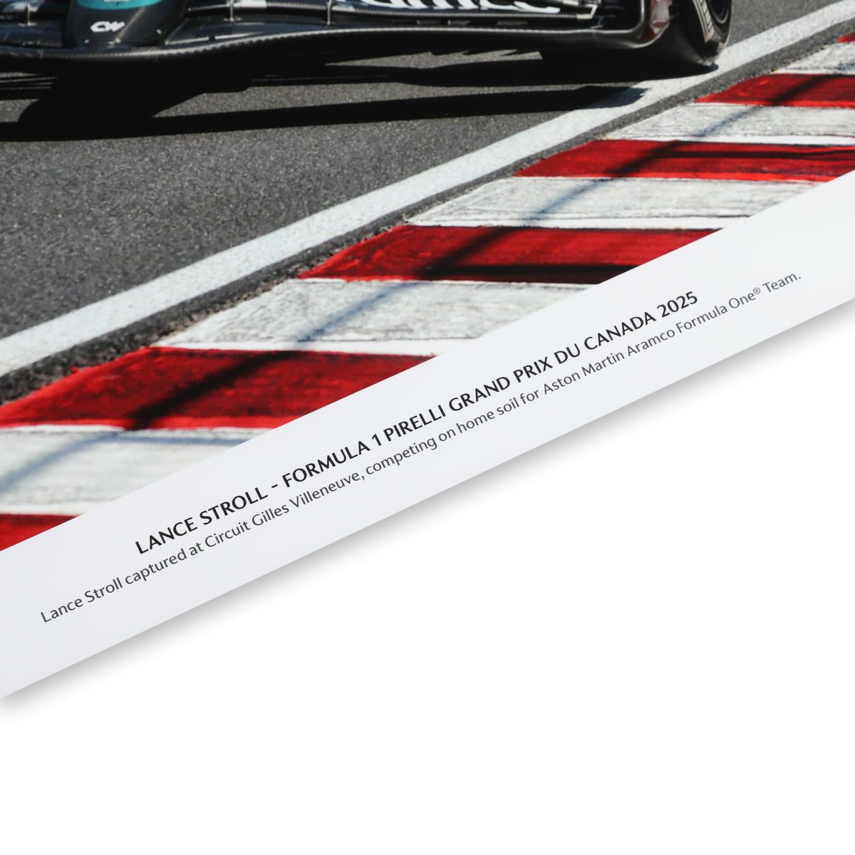 Lance Stroll 2025 Aston Martin Aramco Signed Print - Canadian GP – F1 ...