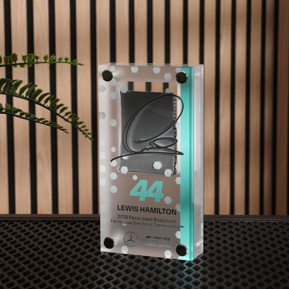 Hamilton 2018 W09 Bodywork in Acrylic Display Piece | F1 Authentics