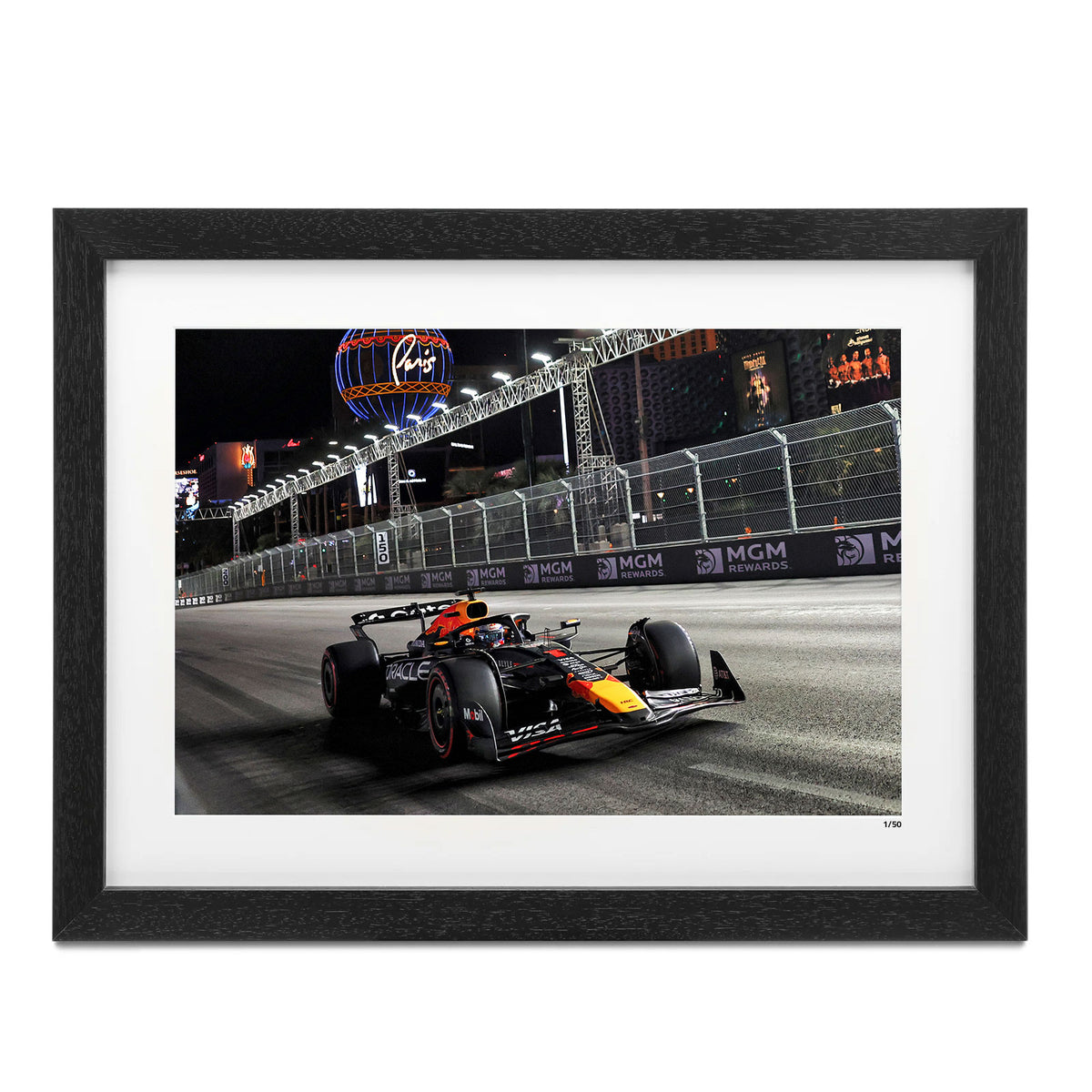 Limited Edition Max Verstappen 2025 Victory in Vegas Framed Print – La ...