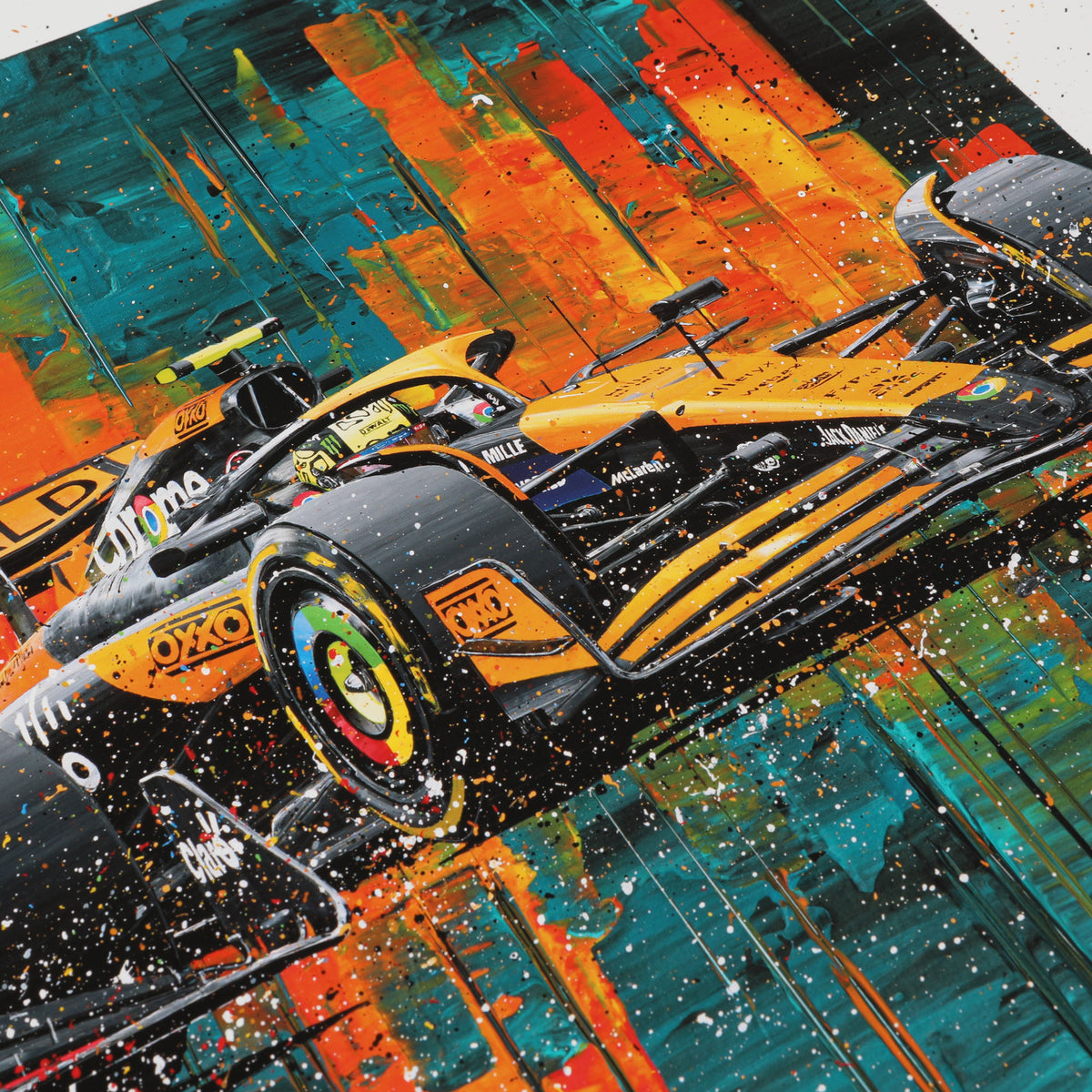 Norris and Verstappen 2024 Edition - David Johnson – F1 Authentics