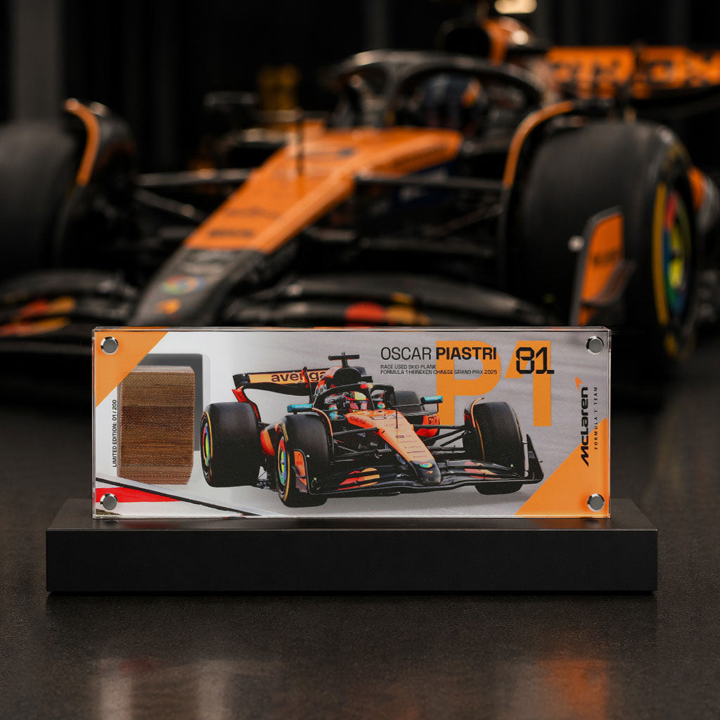 Oscar Piastri 2025 Chinese Grand Prix Winning McLaren Skid Plank – Rac ...