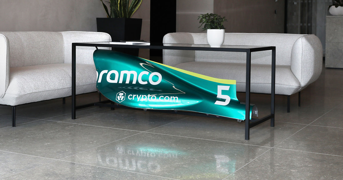 F1® Tables Crafted from Car Parts | F1 Authentics