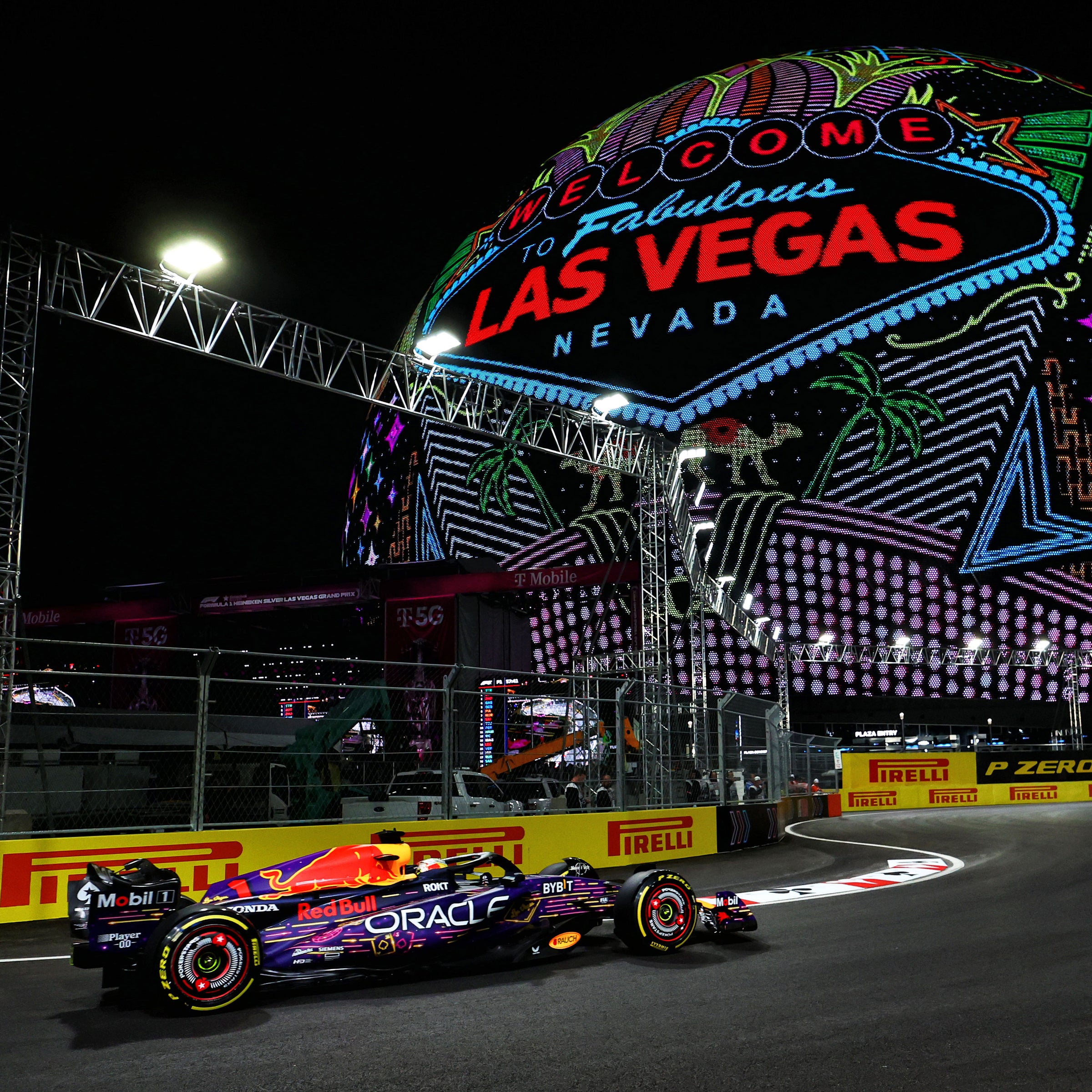 Oracle Red Bull Racing 2023 RB19 Replica Rear Wing Endplate - Vegas GP