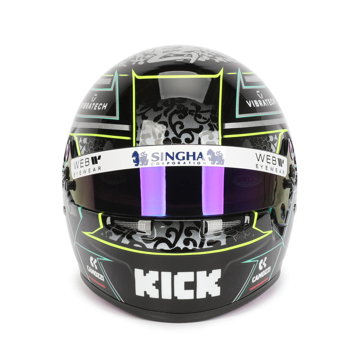 Zhou Guanyu 2024 1:2 Scale Helmet – F1 Authentics