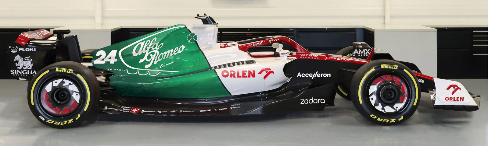 2022 Alfa Romeo F1 Team ORLEN Official Show Car Azerbaijan GP Livery