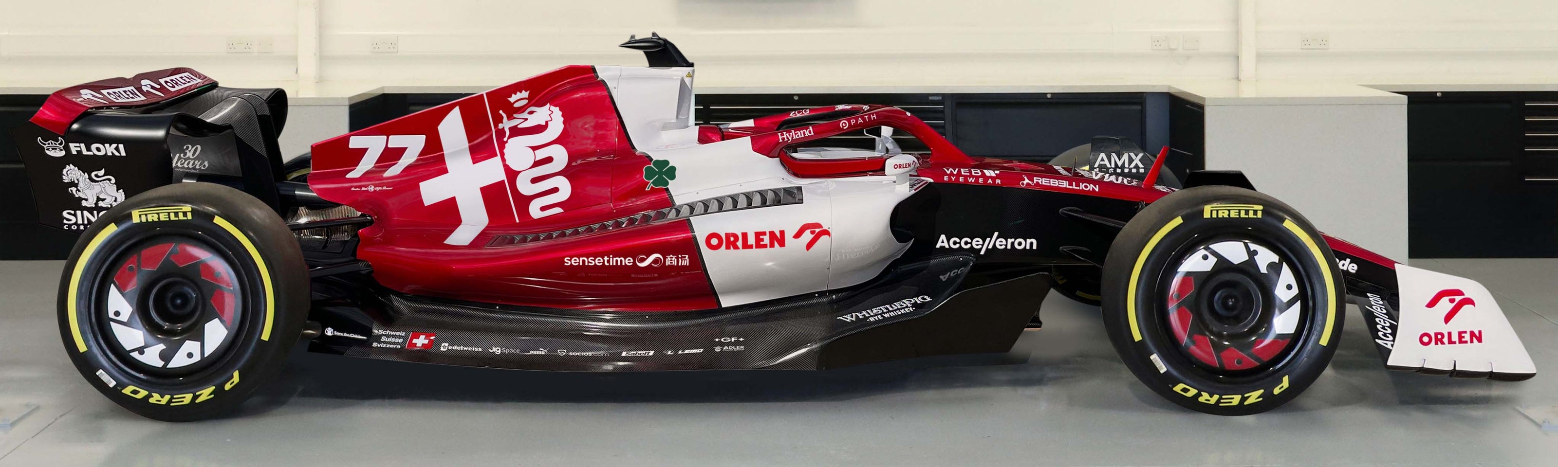 2022 Alfa Romeo F1 Team Orlen Italian Grand Prix Livery C42 Official S